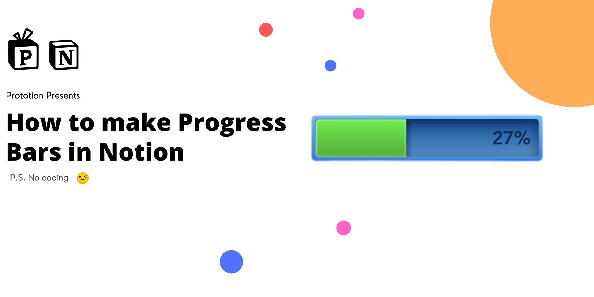 How to make Progress Bars in Notion
