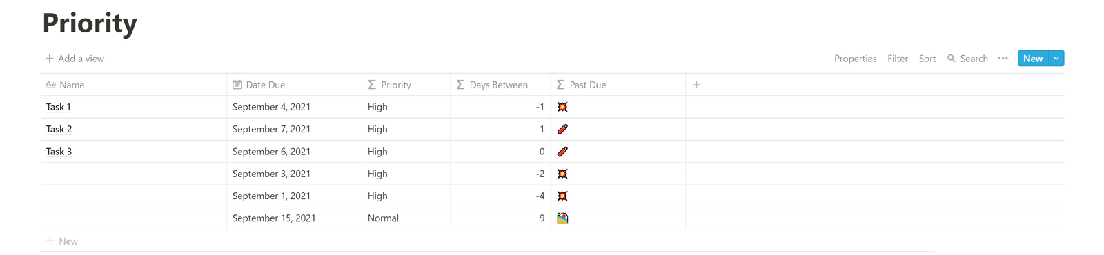 How to model Priority tasks in Notion | Prototion